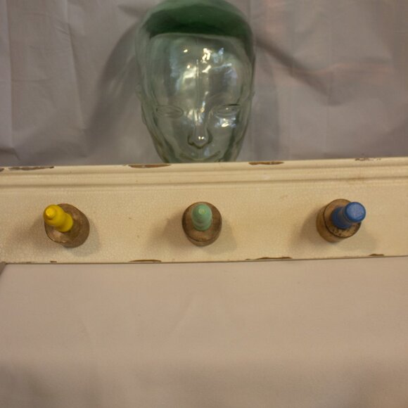 Cracker Barrel | Wall Decor | Distressed Wooden Wall Mounted Hooks ...